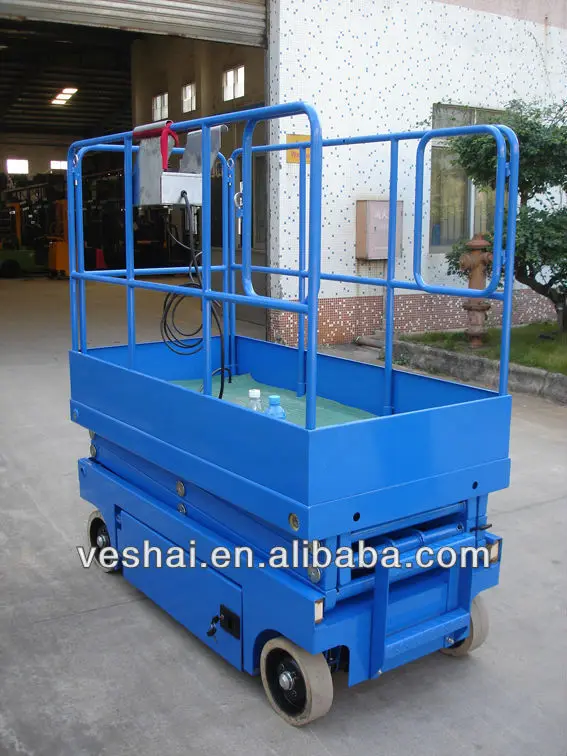 Self Propelled Electric Work Platform For Warehouse,Factory,Decorating ...