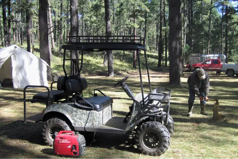 4x4 Drive Electric Hunting Golf Cart,Electric Utility Vehicle 48v 5kw ...