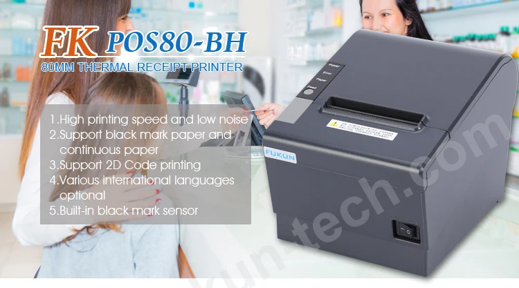 ¡caliente! Fk-pos80-bh Ethernet Usb Com 80mm Impresora Térmica De ...