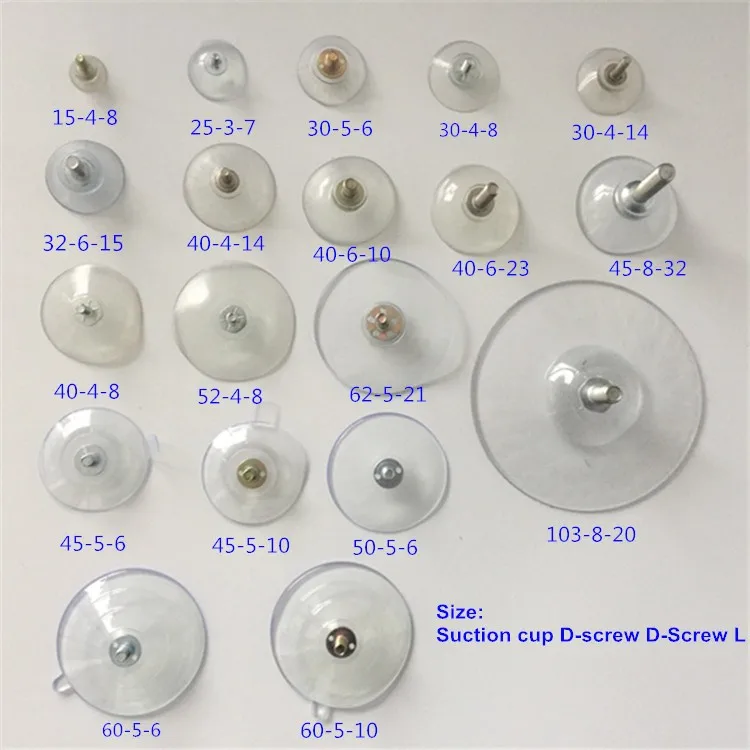 Manufacturers Heavy Duty Glass Suction Cup with Nut & Screw - Ideal for ...