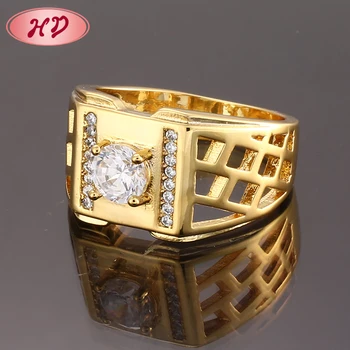 Saudi Fancy Gold Gemstone Men Ring Photo Jewelry Finger Rings - Buy ...