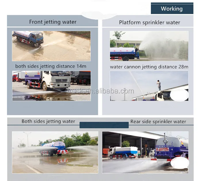 5000 Liter Water Tank Truck - Efficient Sprinkling Solutions