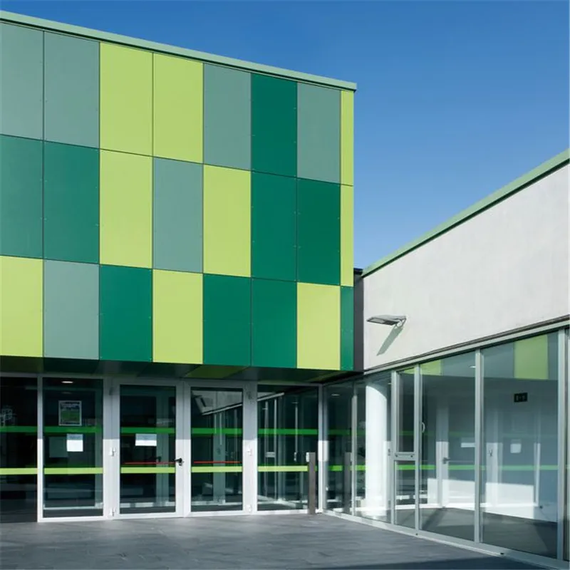 Custom Sized Outdoor Compact Hpl Decorative Panels For External Use ...