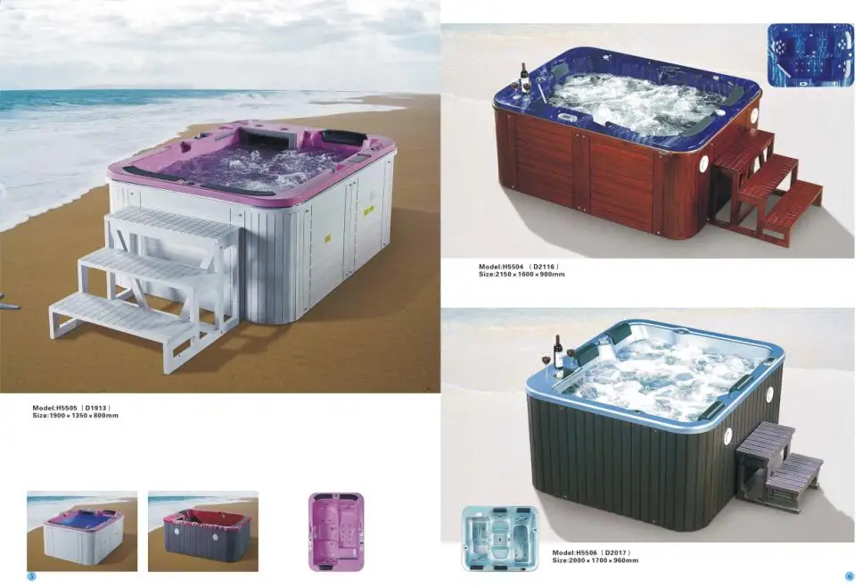 Modern Square Outdoor Whirlpool Spa Pool - Buy Spa Pool,Outdoor ...