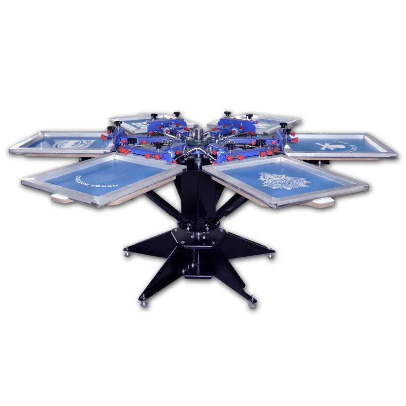 Manual Rotating Screen Printing Machine - 400 Pieces/hour