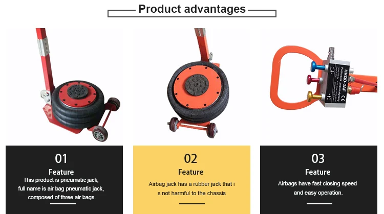 6 Ton Pneumatic Heavy Duty Air Bladders For Lifting Jack - Buy Air ...