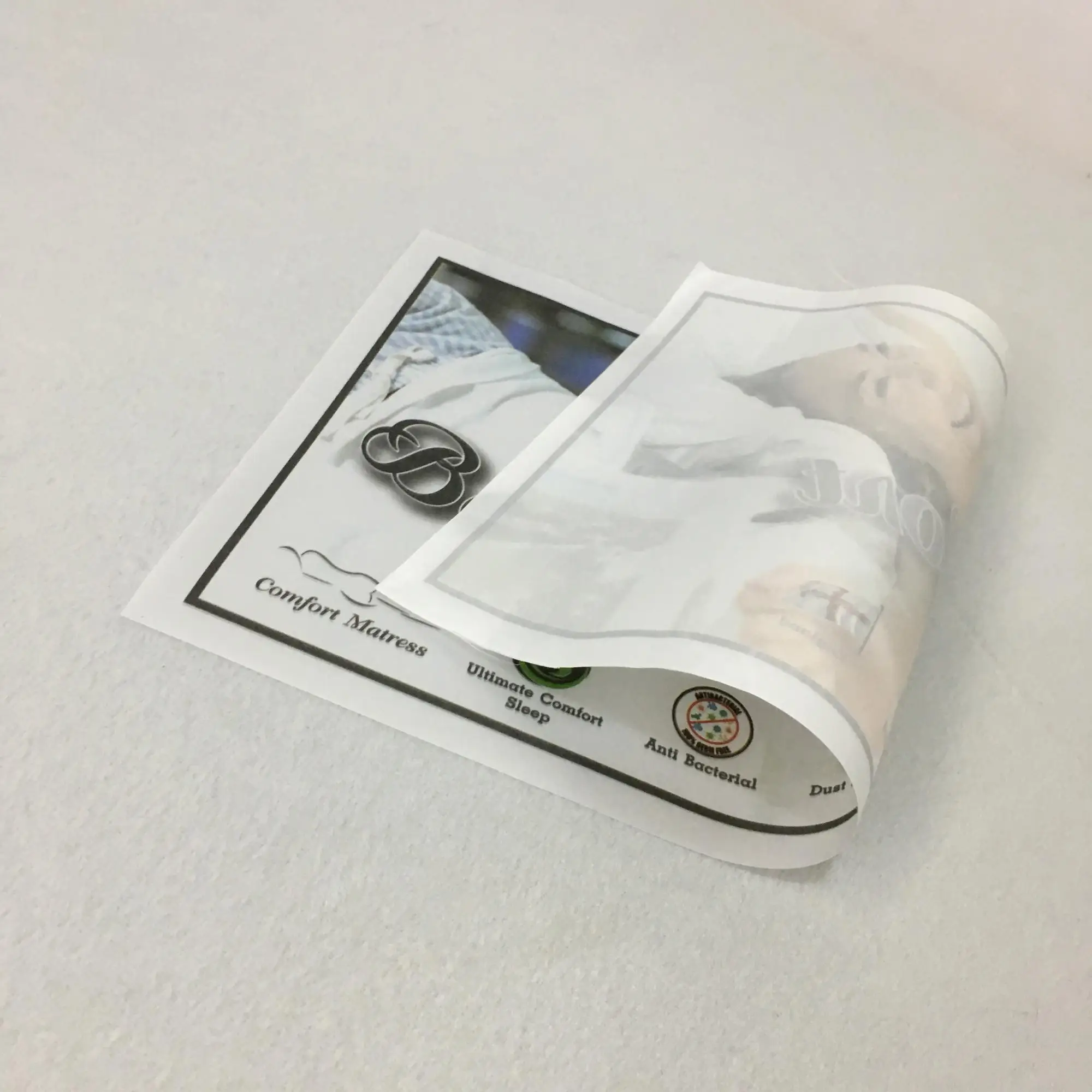 Normal Satin for Sewing Mattress Labels - Custom Stickers