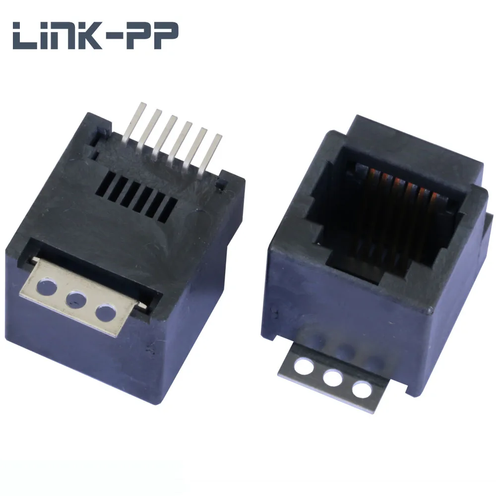 6p6c Rj11 Rj12 Rj14 Rj25 Smt Cat3 Jack Modular Connector - Buy 85513 ...