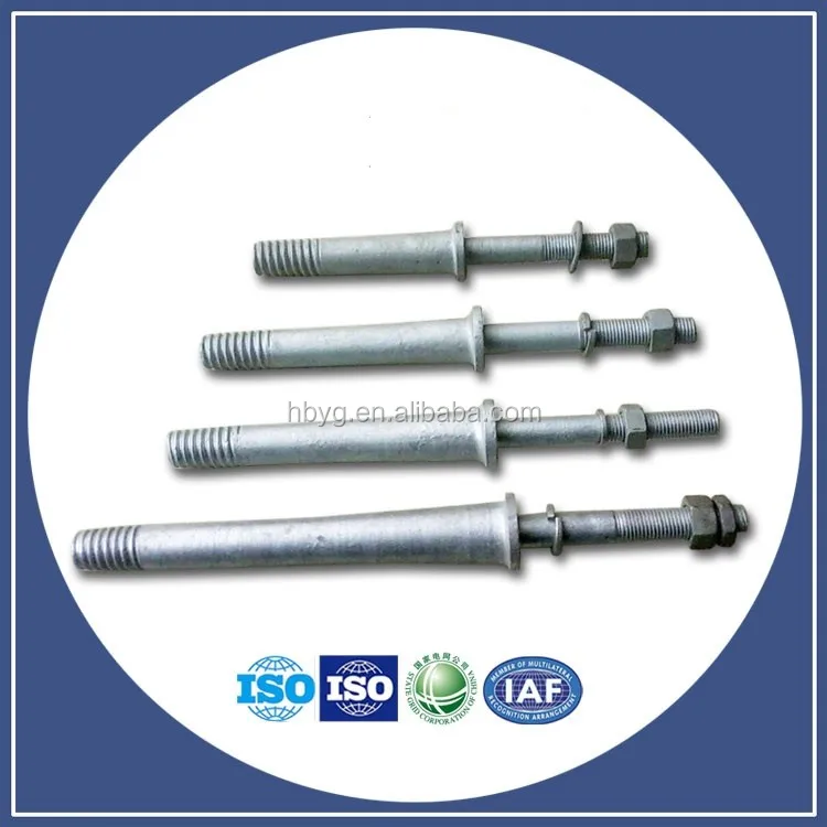 Clevis Type Insulator Pin/pin Type Spindle For High Voltage Insulators ...
