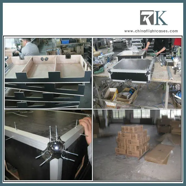 8U 19 Inch Rack Flight Cases - Amp Rack Case with Shock Mount