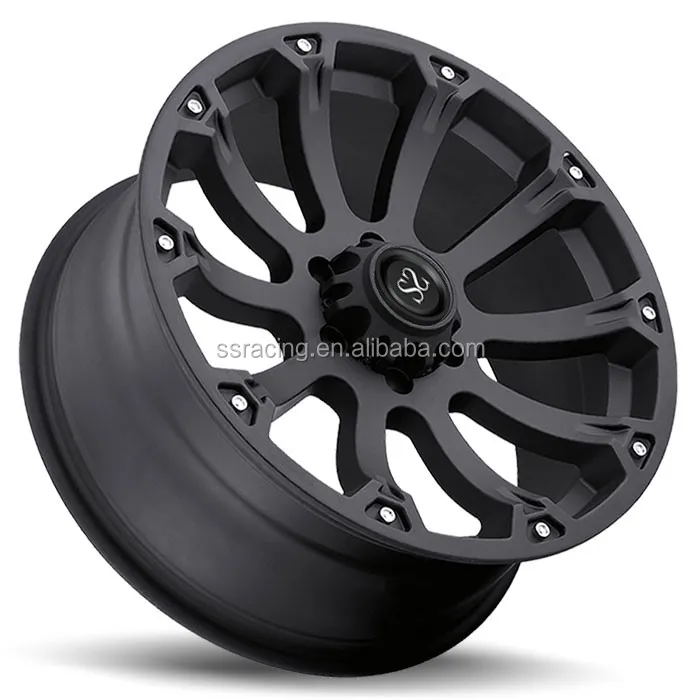 Heavy Duty Multi Spokes Concave Truck Wheels Rims 5-127 for Wrangler 18 ...
