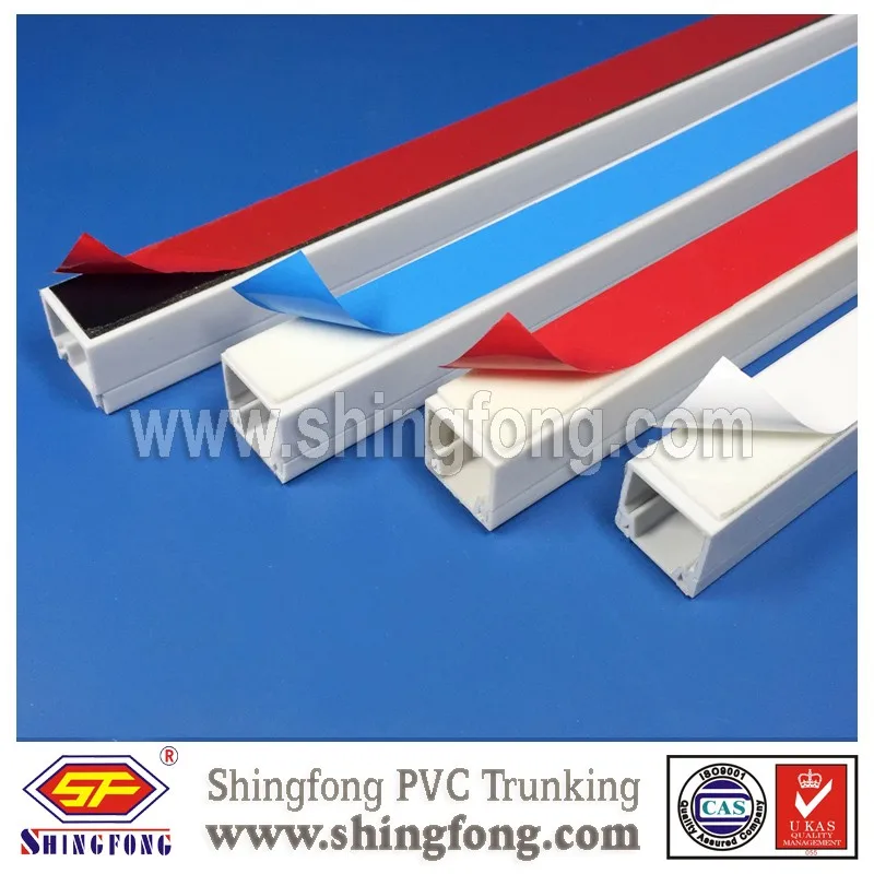 Pvc Plastic Electrical Wire Moulding Trunking Sizes - Buy Pvc Plastic ...