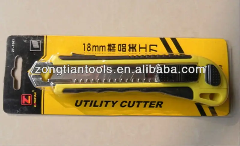 18mm Cutter Auto Lock Utility Knife Easy Cut Safety Utility Knife Buy