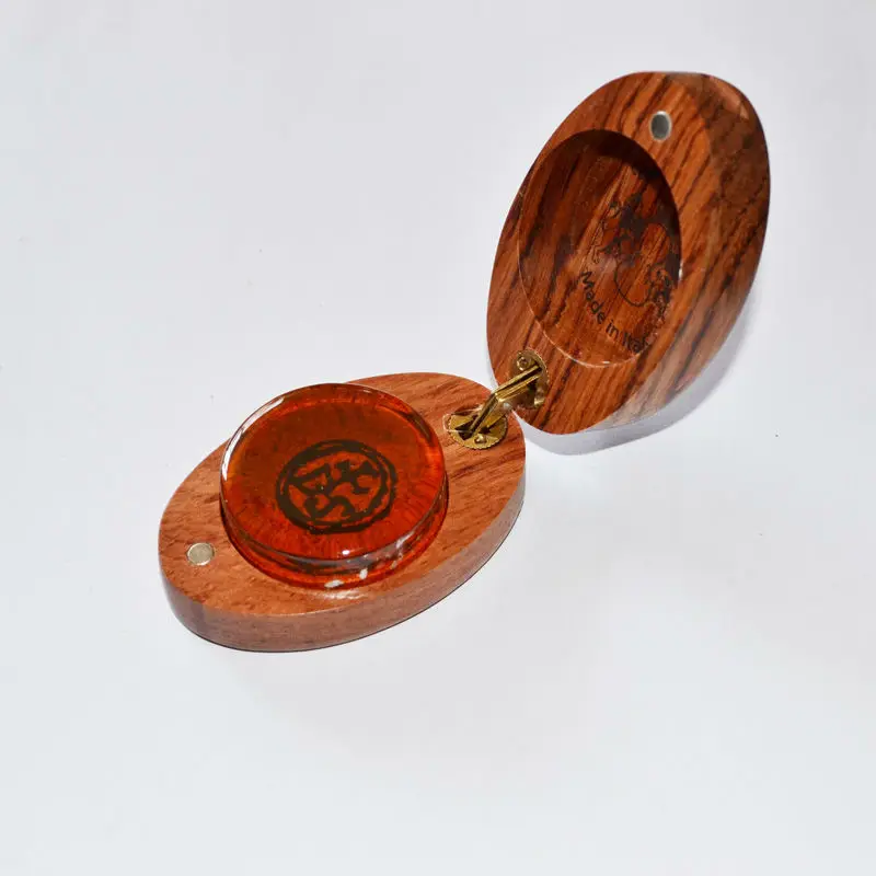 Violin Shape Wood Box Packaged Carbon Fiber Violin Rosin Case - Buy ...