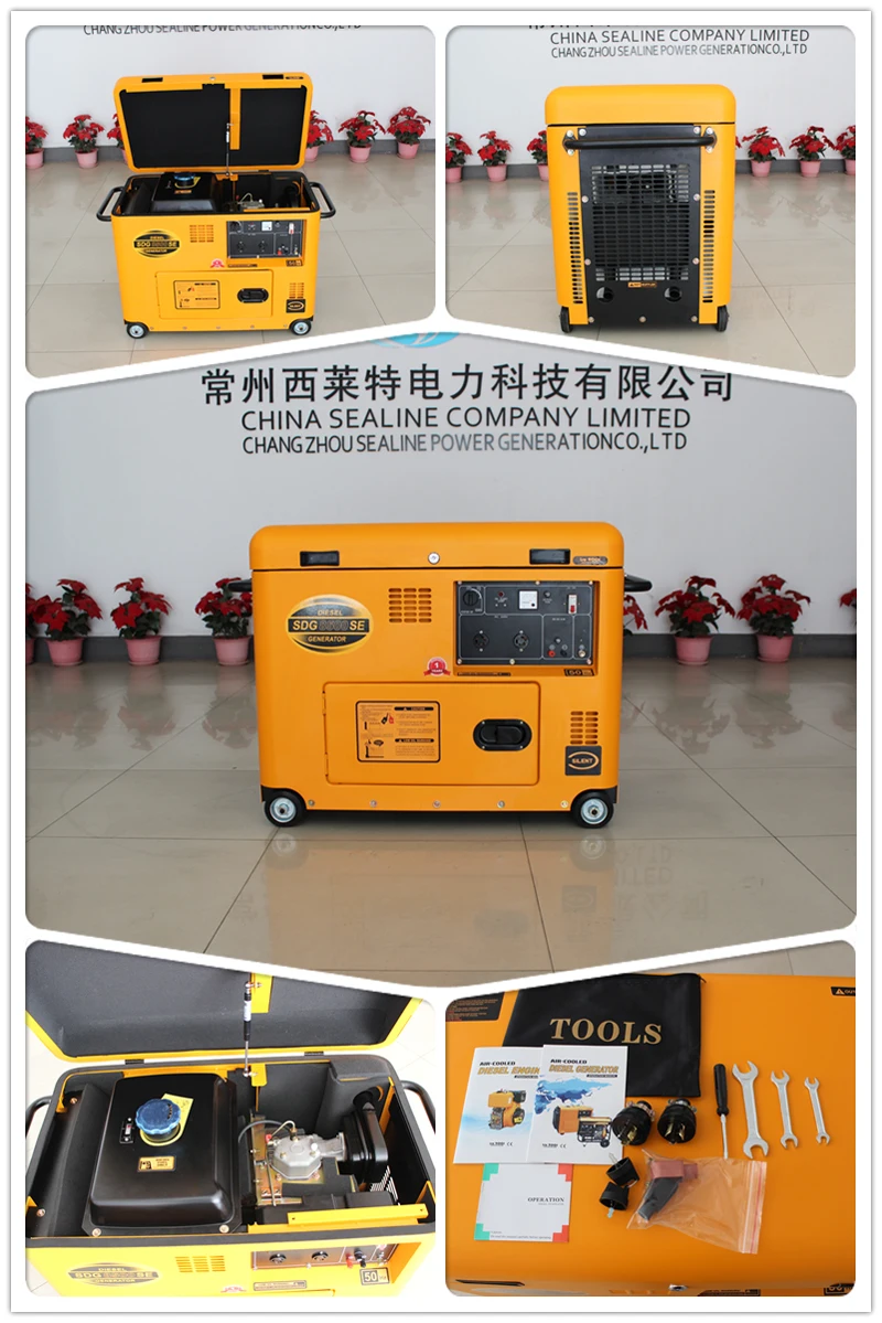 Generator 5kva Super Silent Panda Type Diesel Generators With Ats - Buy ...