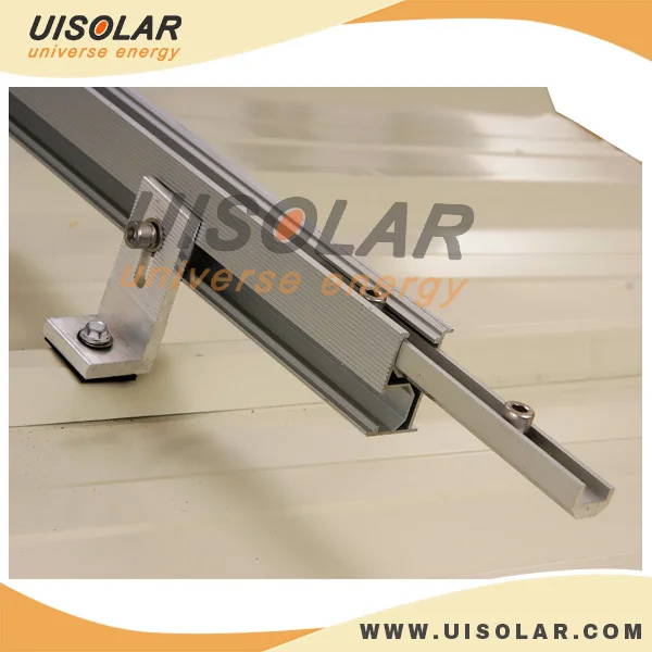 Solar Panel Mounting Aluminum Rail Connector Rail Splice Kits - Buy ...