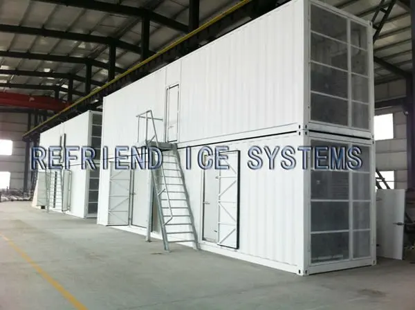 10T Air Cooled Ice Flake Plant in 20ft Container - CE Certified