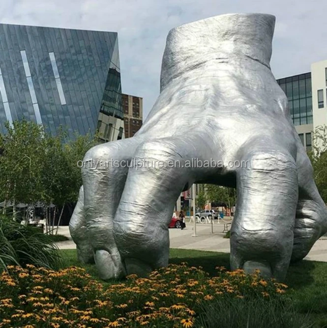 Modern Outdoor Garden Art Design Giant Life Size Sculpture Stainless ...