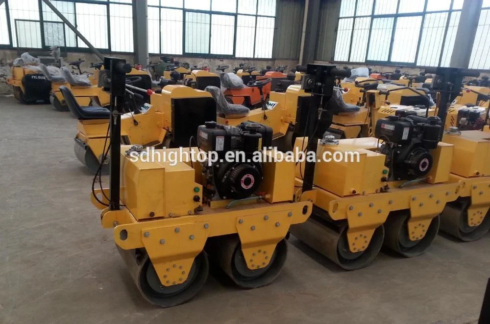 Small Two Wheels Pedestrian Vibratory Road Roller for Sale