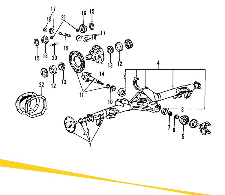 Eje trasero medio eje OEM:42311-0k090 para eje de rueda trasera hilux ...