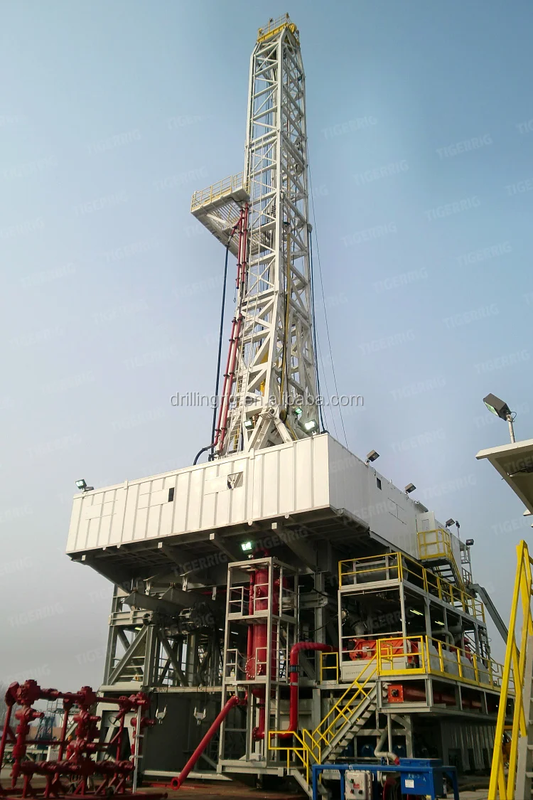 Tiger Rig ZJ70DBS Electric Skid-Mounted Drilling Rig Machine - OEM