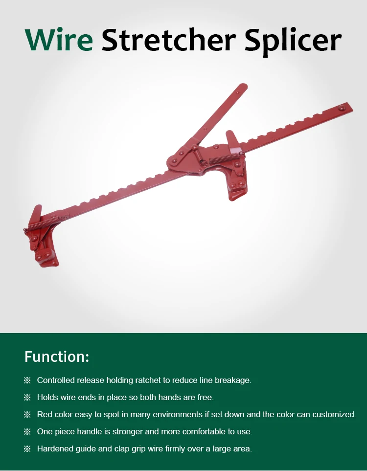 Splicer Tool High Tensile Wire Stretcher Splicer For Fence Wire - Buy ...