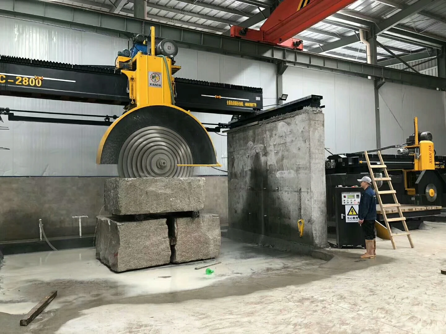 Multi-blade Stone Cutter Machine - High Productivity & Durability