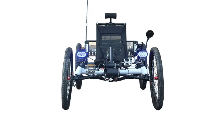 4 Wheel Reclining Quadricycle - off Road Electric Bike