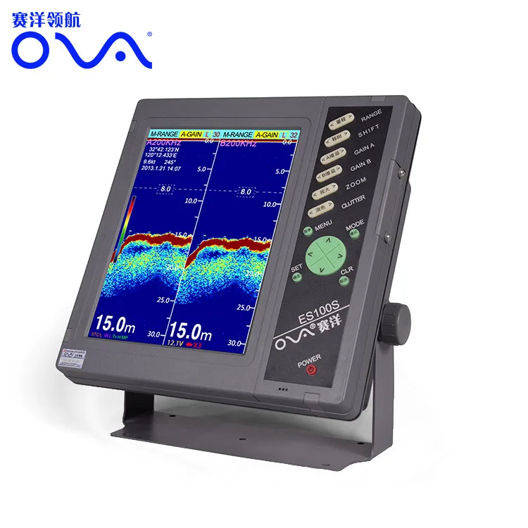 10" Ultrasonic Fish Finder Sonar Echo Sounder & Depth Measuring - OEM