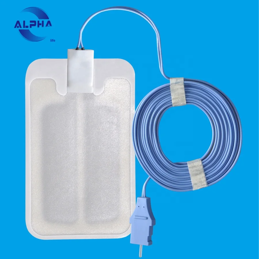 Disposable Electrosurgical Neutral Electrode Grounding Pads With Cable ...