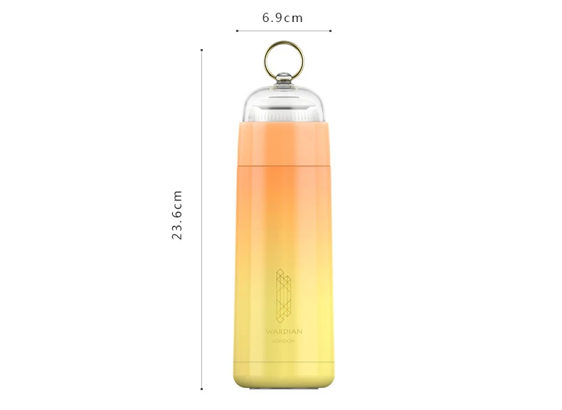 Color Changing Stainless Steel Flask Bottle Gradient Vacuum Bottle ...