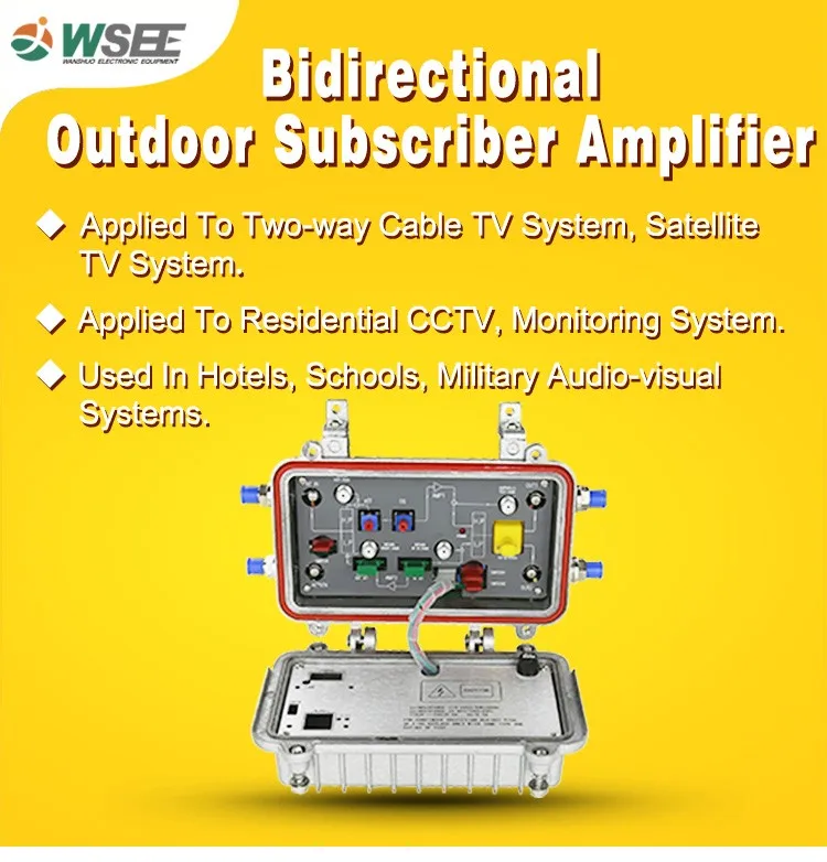Line Extender Amplifier - CATV Outdoor Amplifier Module