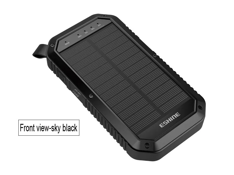 8000mAh Solar power bank with 21pcs of LED lights for outdoors camping ...
