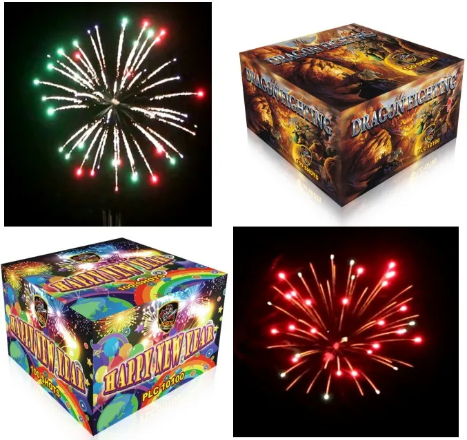 Wholesale Fireworks 25 Shot Ce Approved Colorful Glittering Cake ...