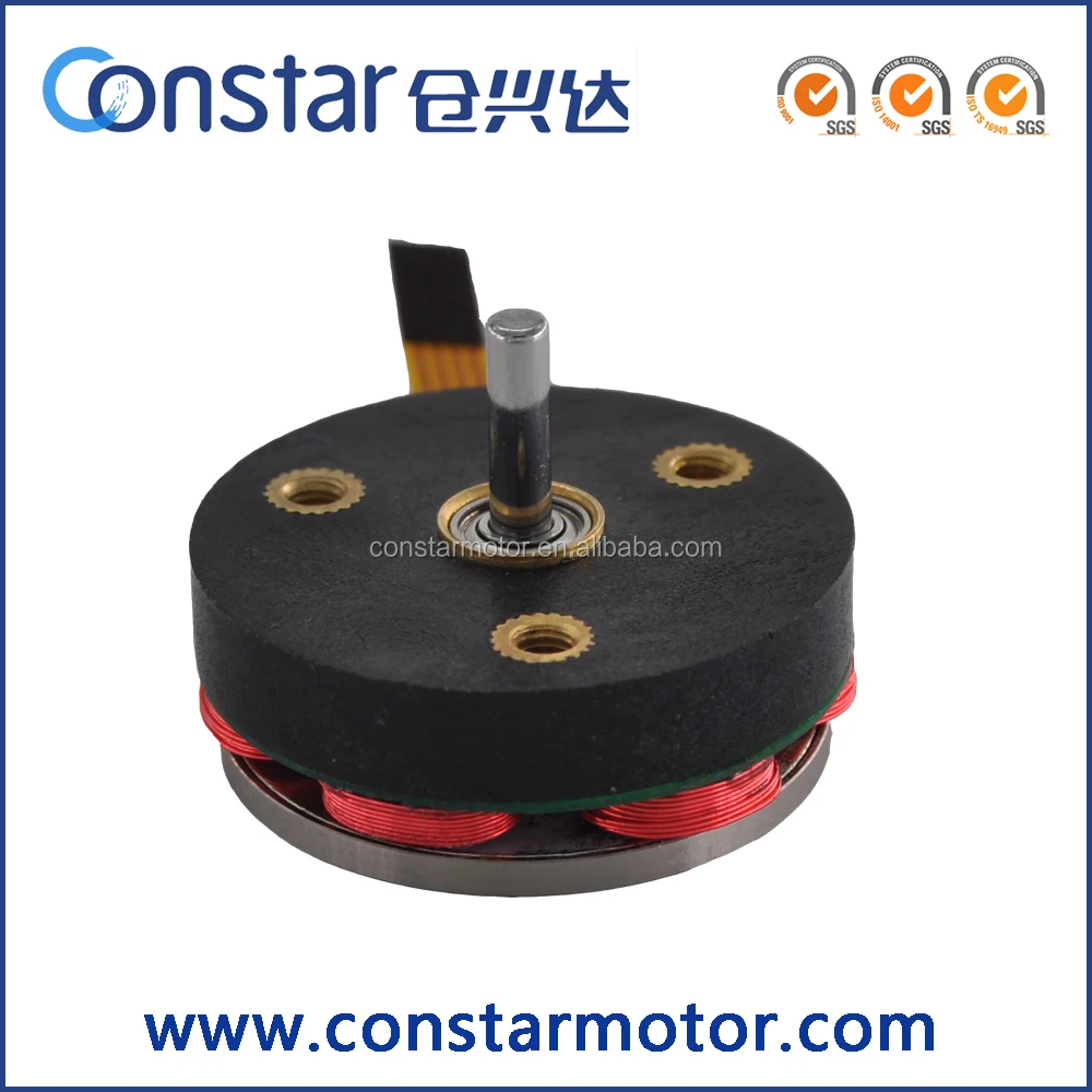 New Design 32MM 12v Slotless Brushless DC Flat Motor - Constar