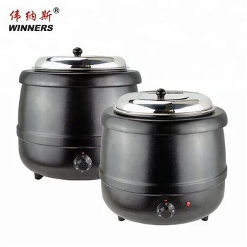13l Stainless Steel Electric Pot Tureen Soup Warmer For Family - Buy ...