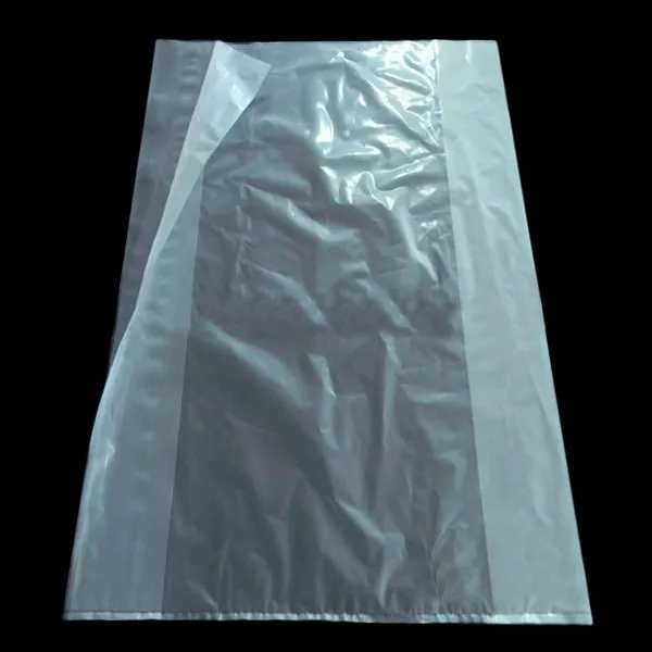 Custom Size LDPE HDPE Clear Plastic Poly Cellophane Side Gusseted Bag