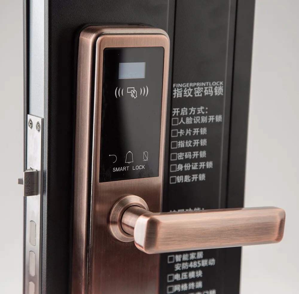 Office Apartment Interior Door Security Pin Code Handle Lever Lock ...