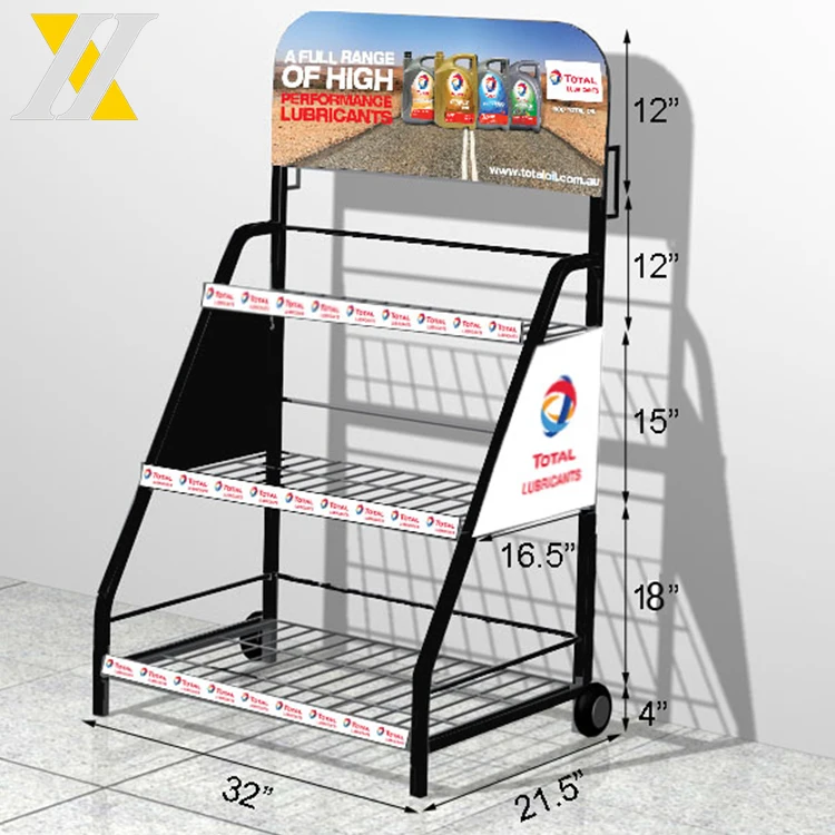 Economic Heavy Duty Car Battery / Accumulator Display Stand - Buy Car ...