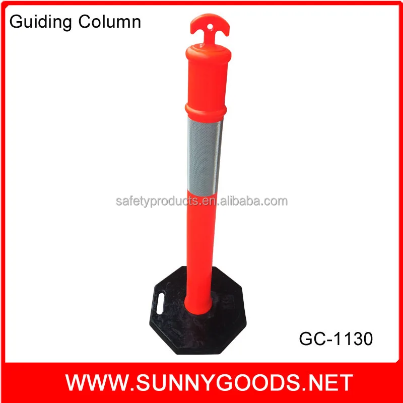Road Safety Removable Plastic Bollard Parking Post - Buy Removable ...