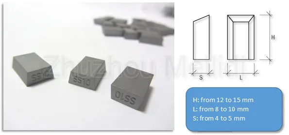 SS10 Tungsten Carbide Tips for High Performance Stone Cutting