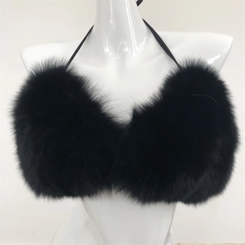 Fashion Style Girls Fox Fur Bra Sexy Underwear For Women - Buy Fur Bra ...