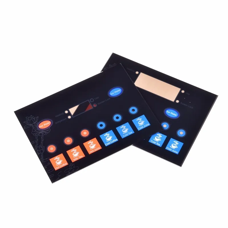 Led Window Sticker Printing Membrane Keypad Front Panel Graphic Overlay ...
