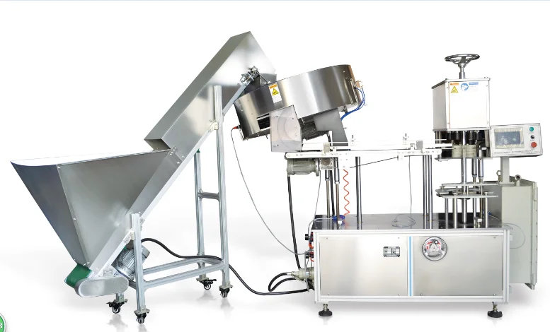 Aerosol Cap Feeding and Pressing Capping Machine by FUDA