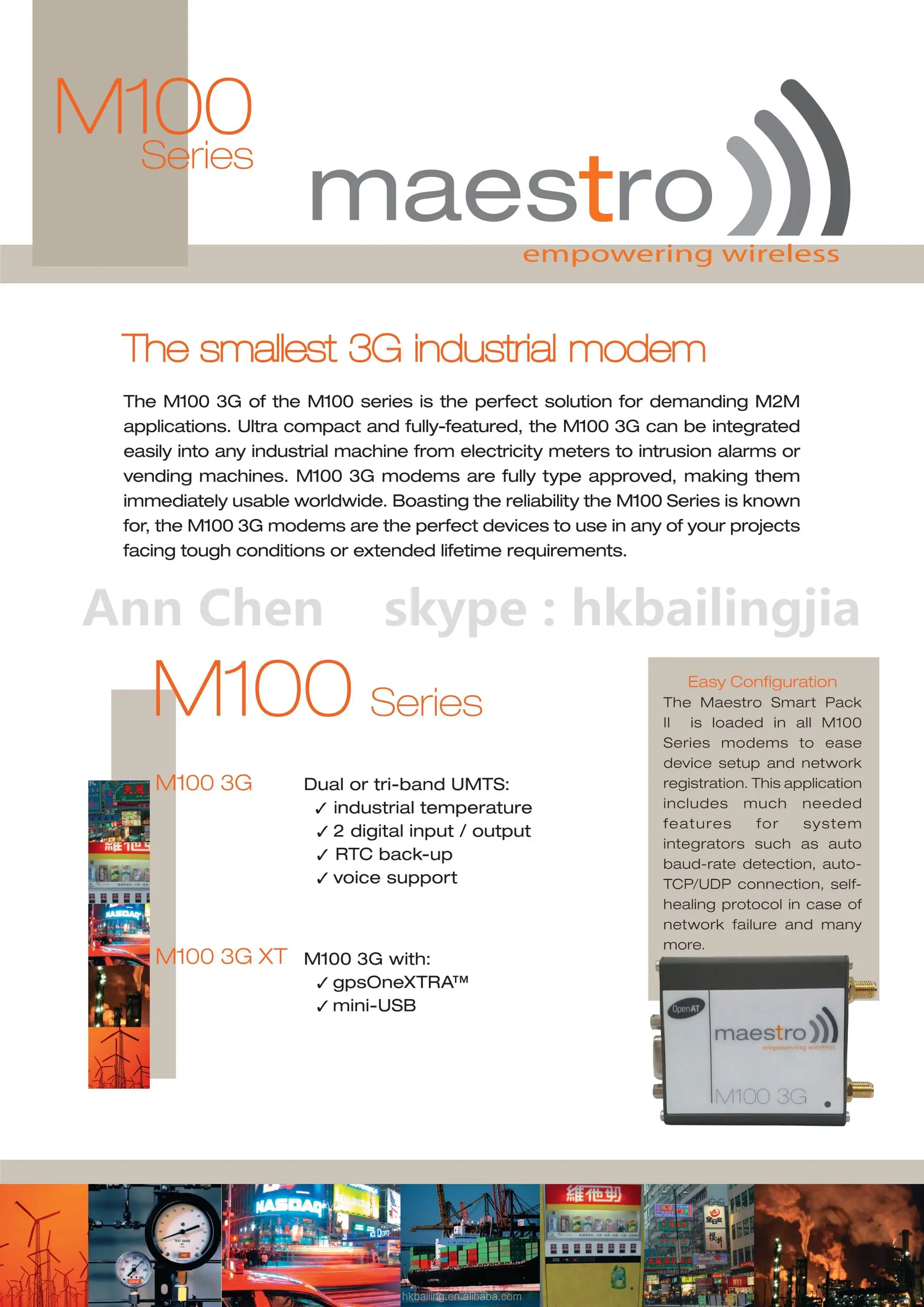 Wavecom Maestro 100 Modem - Reliable 2G Wireless Solutions