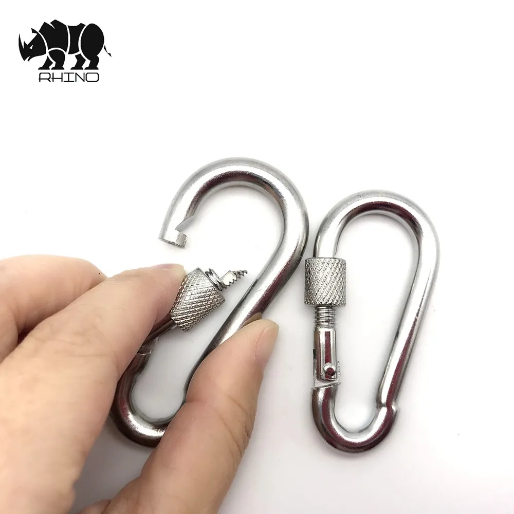 Steel Non Rust Spring Snap Key Chain Clip Hook with Screw Lock