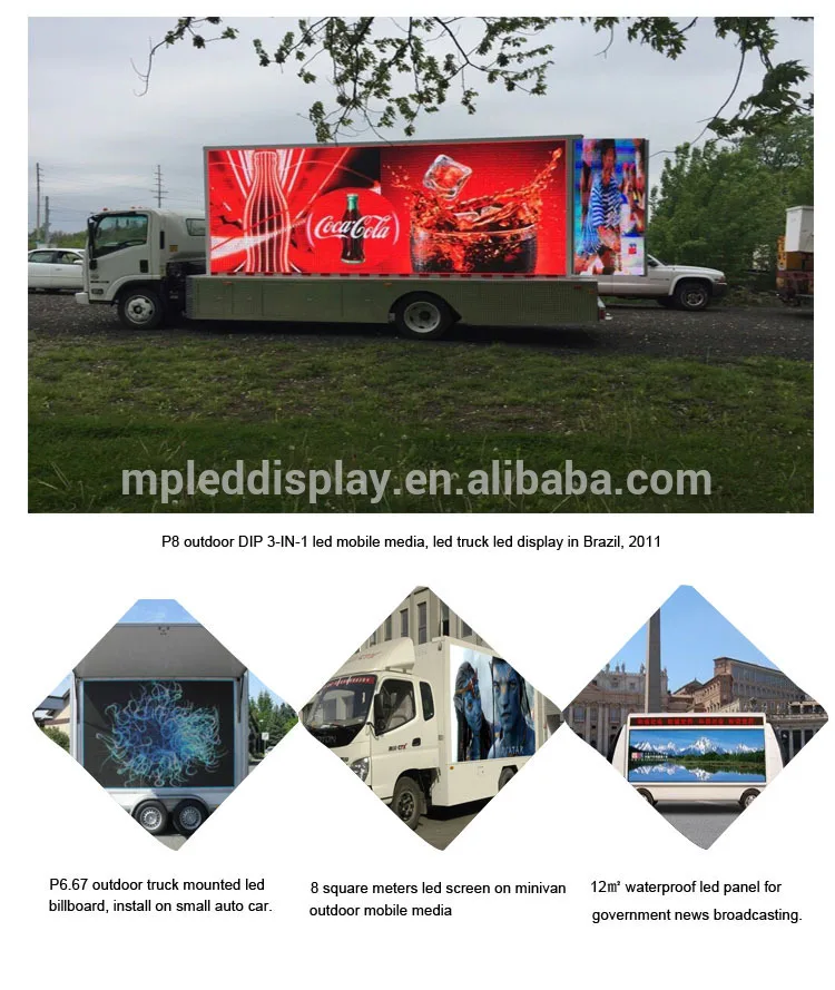 Outdoor Full Color LED Display - 10mm Customized Panels