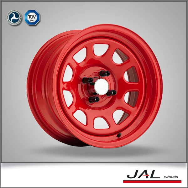 Red Lip Black Cover With Beadlock Rims 4x4 15 Inch Steel Wheels - Buy ...