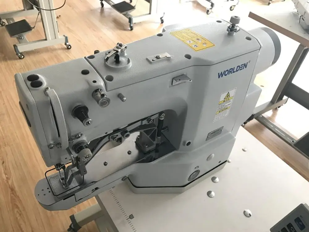Wd 430d Industrial Highest Speed Direct Drive Bar-tacking Button Sewing ...