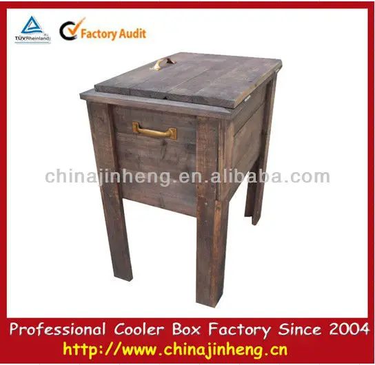 Wooden Standing Ice Chest Beer Cooler - Buy Ice Cooler Ice Chest Beer ...